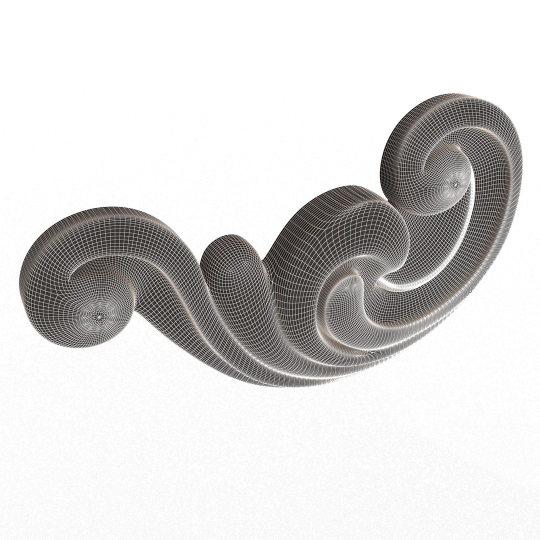 Carved Plaster Molding Decoration 027 3D Model - TurboSquid 1984636