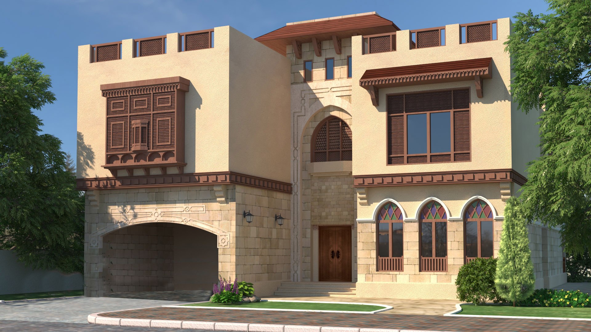 Islamic House 03 3D Model - TurboSquid 1718736