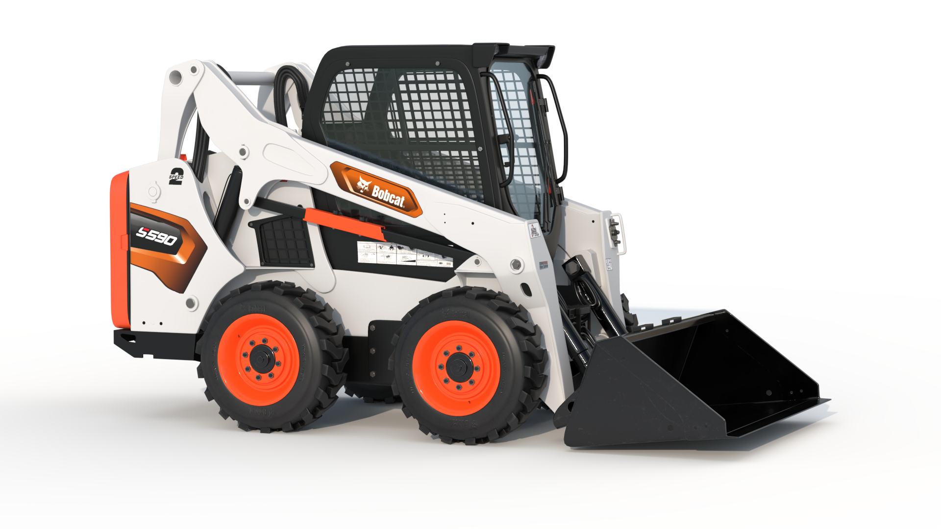 Bobcat S590 Skid Steer Loader - TurboSquid 2255300