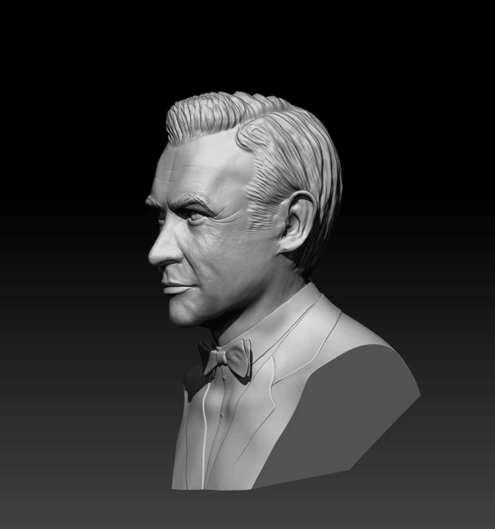 Sean connery 3D model - TurboSquid 1641396