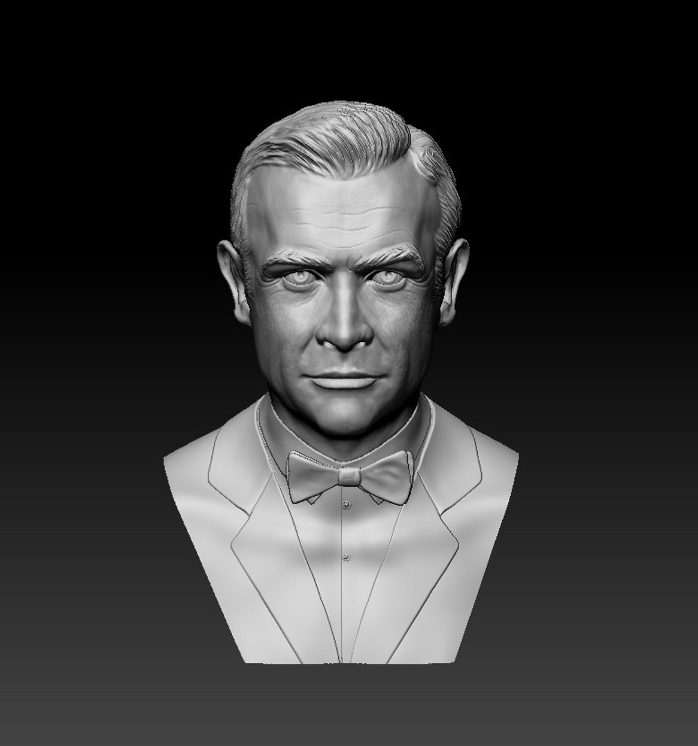 Sean connery 3D model - TurboSquid 1641396