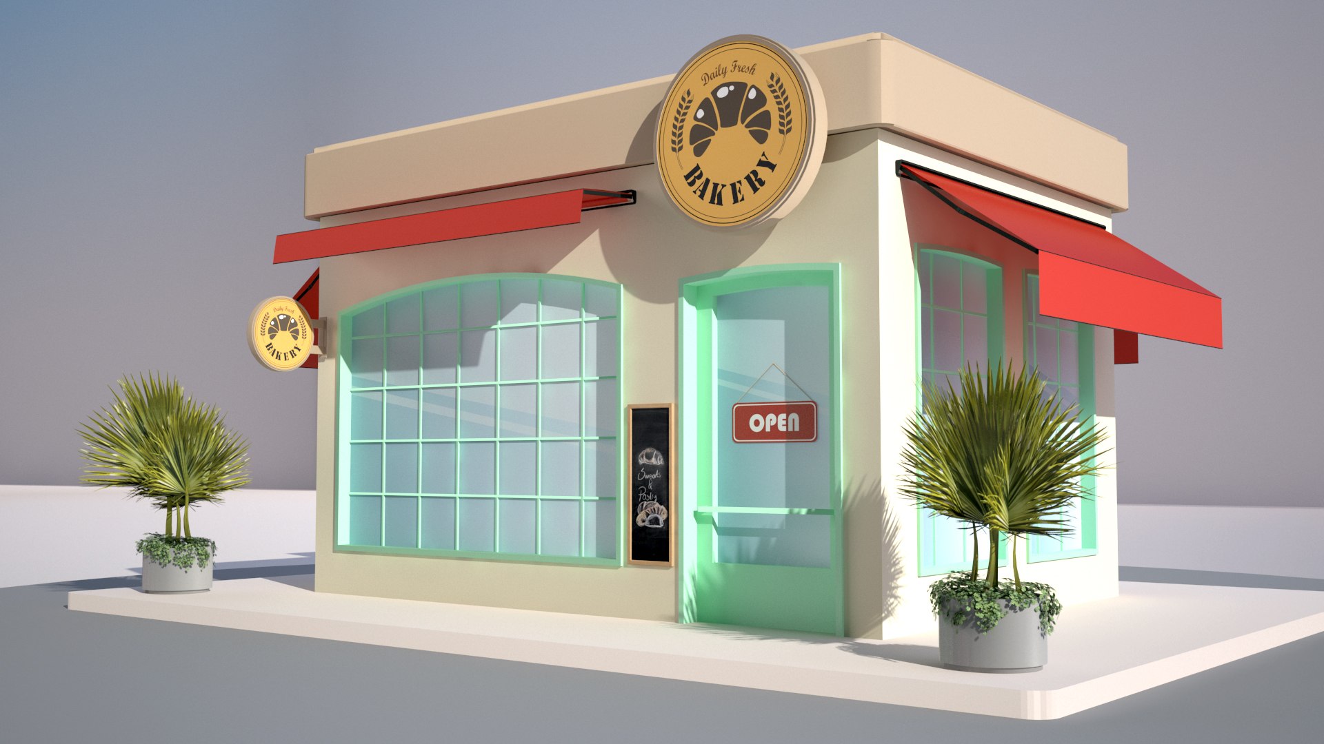 3D Bakery Model - TurboSquid 2017164