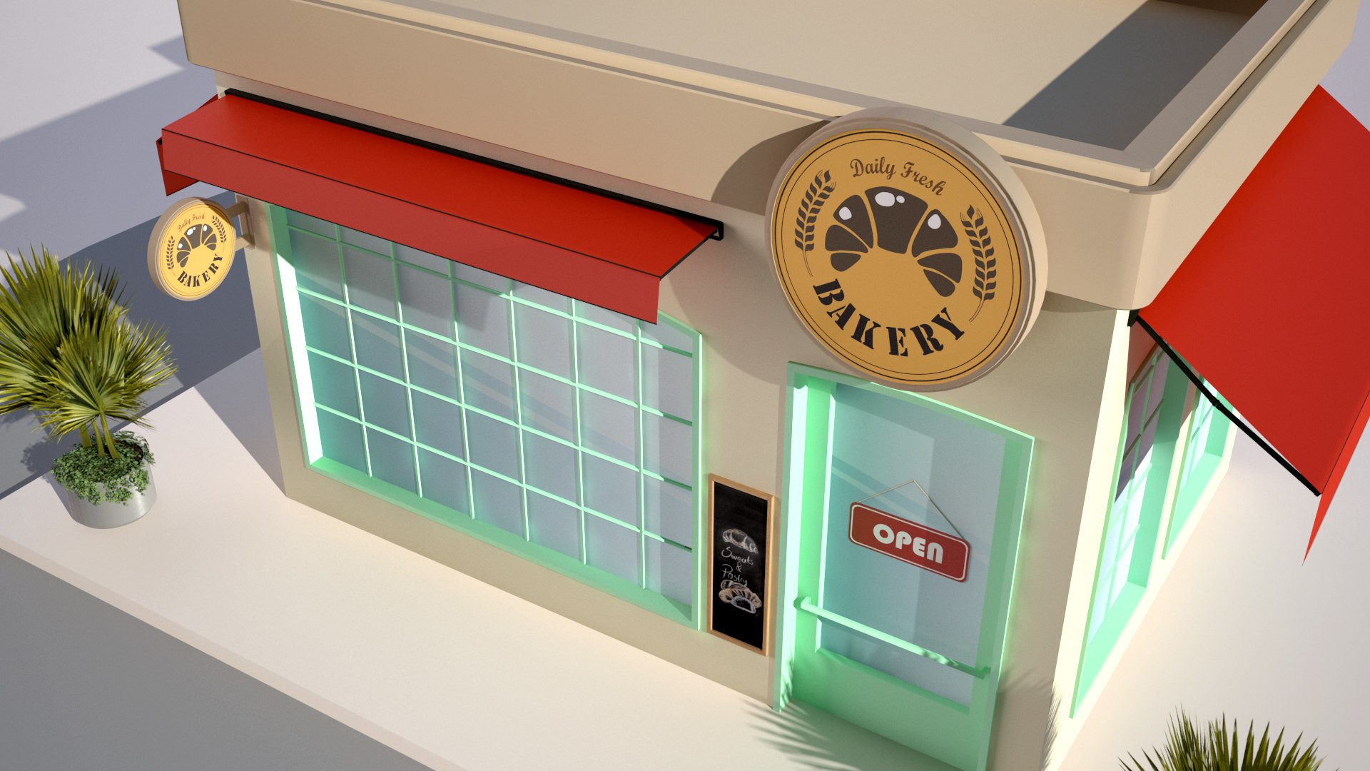 3D Bakery Model - TurboSquid 2017164