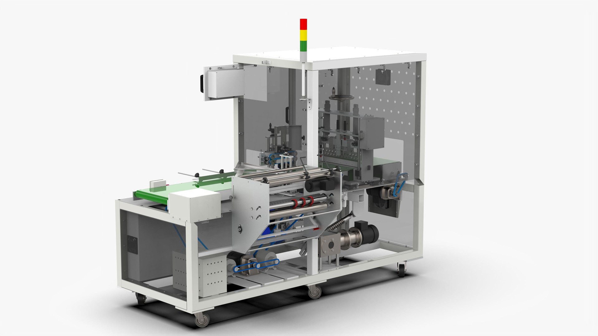 Fully Automatic Side Sealing Machine 3D Model - TurboSquid 2008626