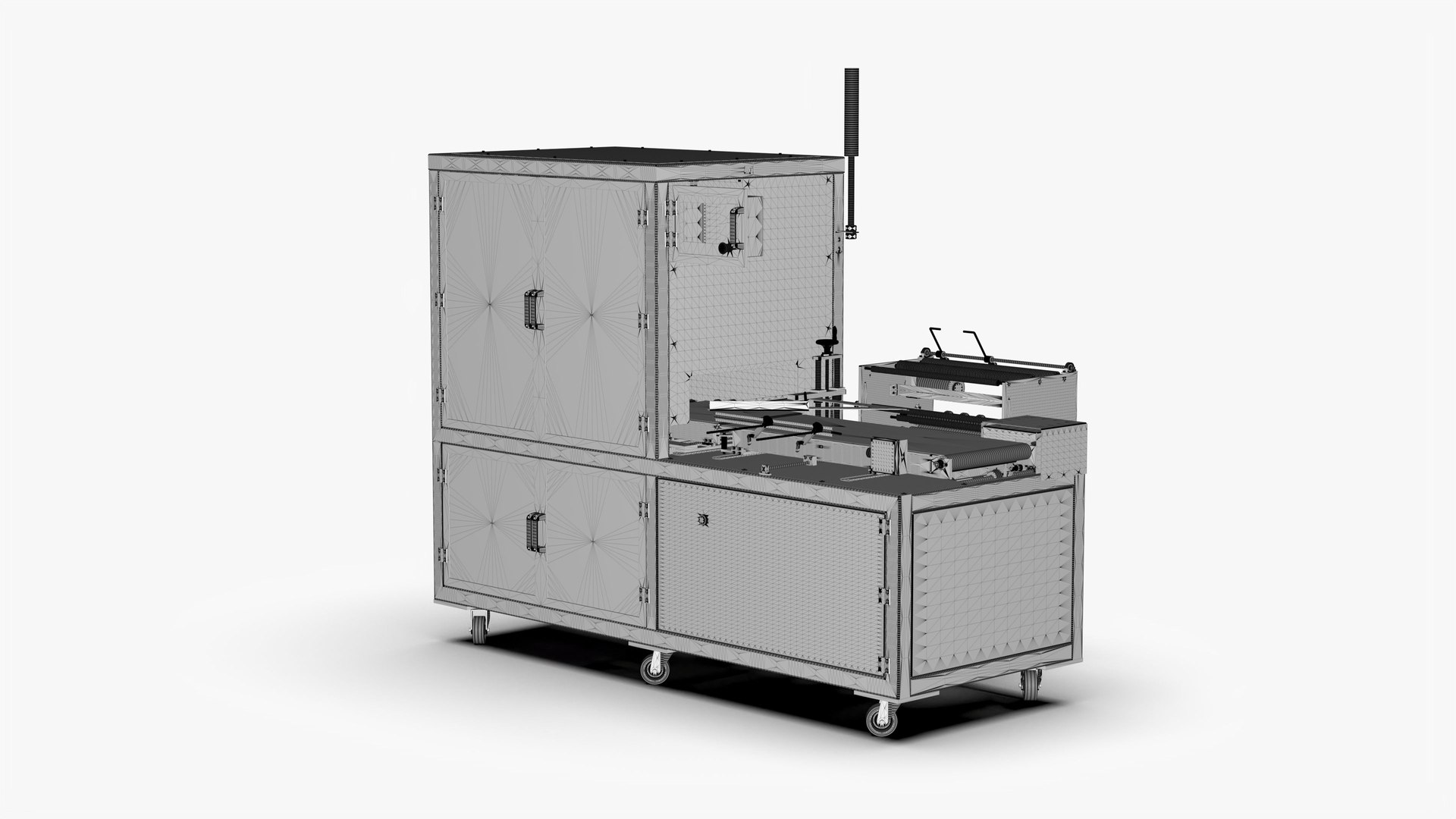 Fully Automatic Side Sealing Machine 3D Model - TurboSquid 2008626