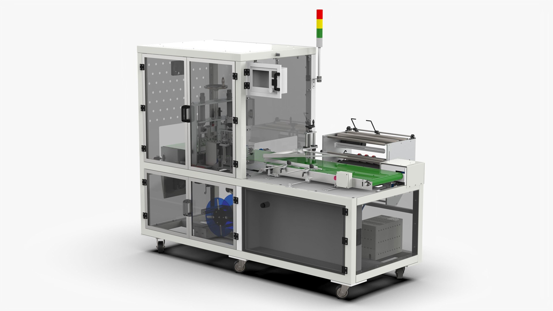 Fully Automatic Side Sealing Machine 3D Model - TurboSquid 2008626