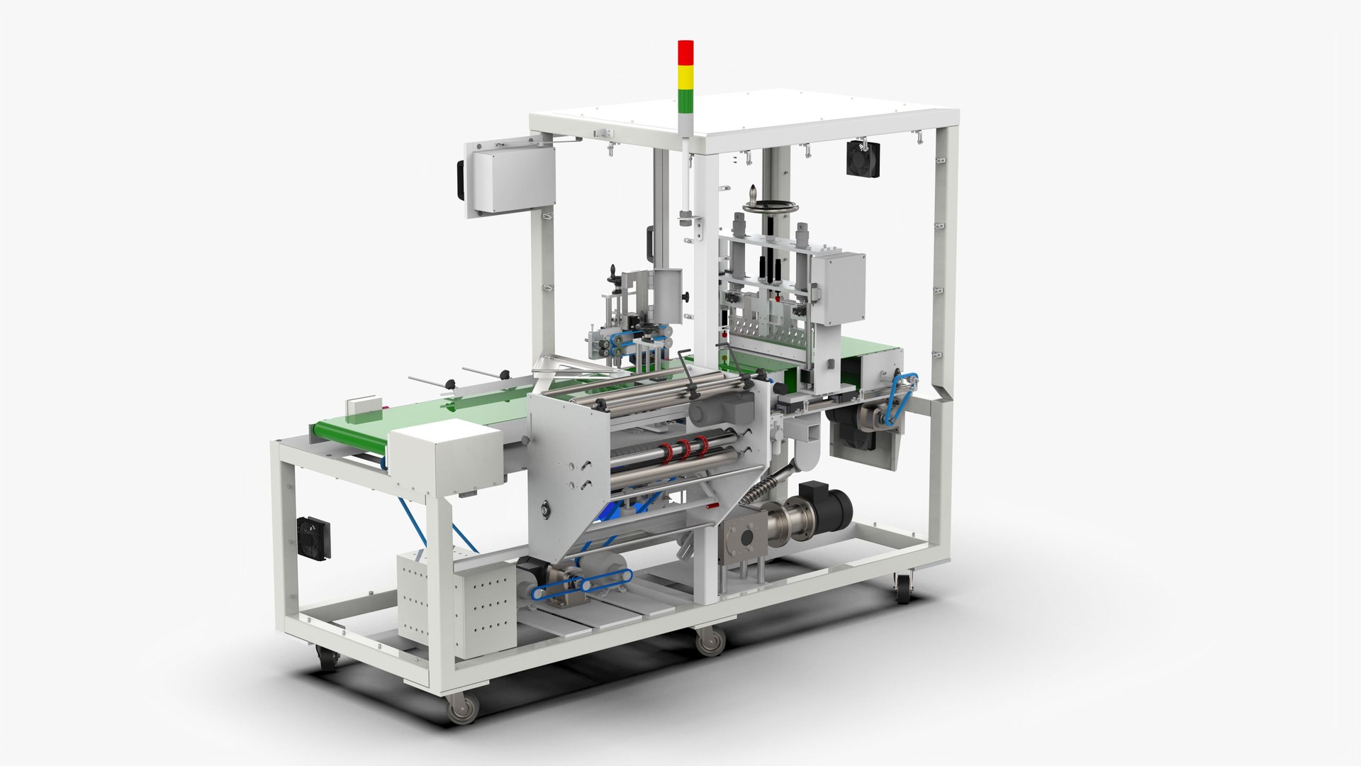 Fully Automatic Side Sealing Machine 3D Model - TurboSquid 2008626