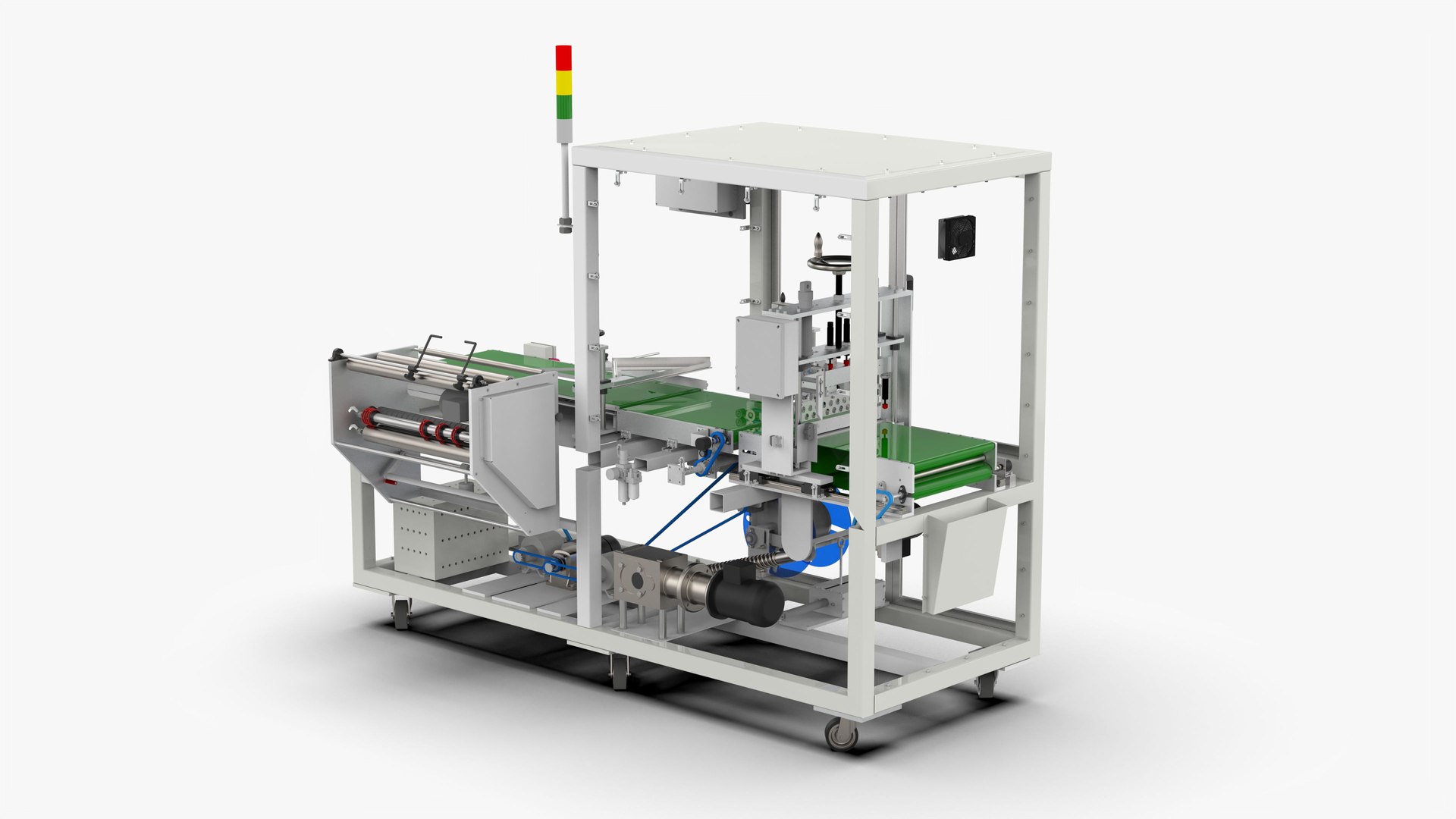 Fully Automatic Side Sealing Machine 3D Model - TurboSquid 2008626