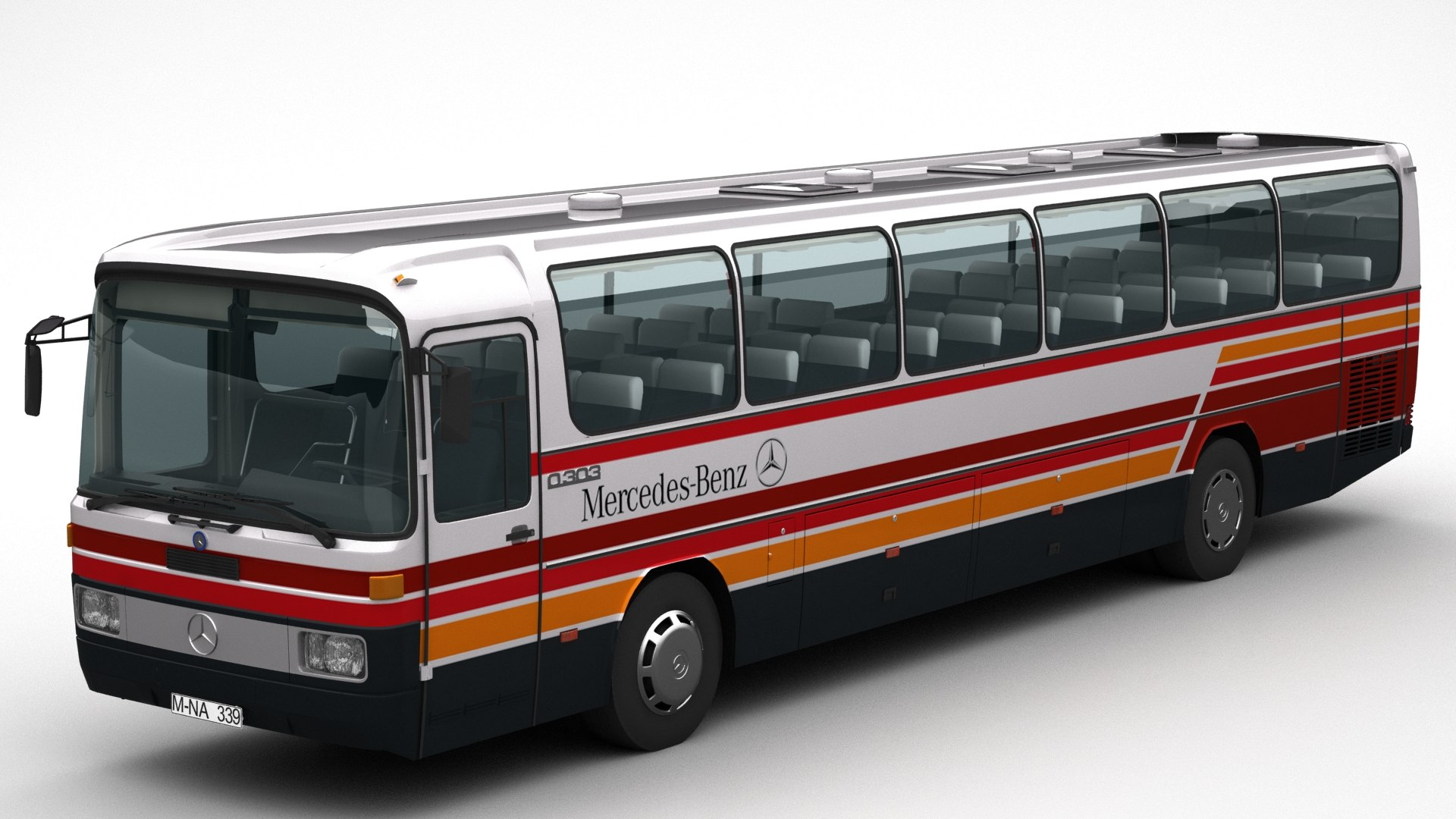 3D Mercedes Benz O 303 TurboSquid 2010157