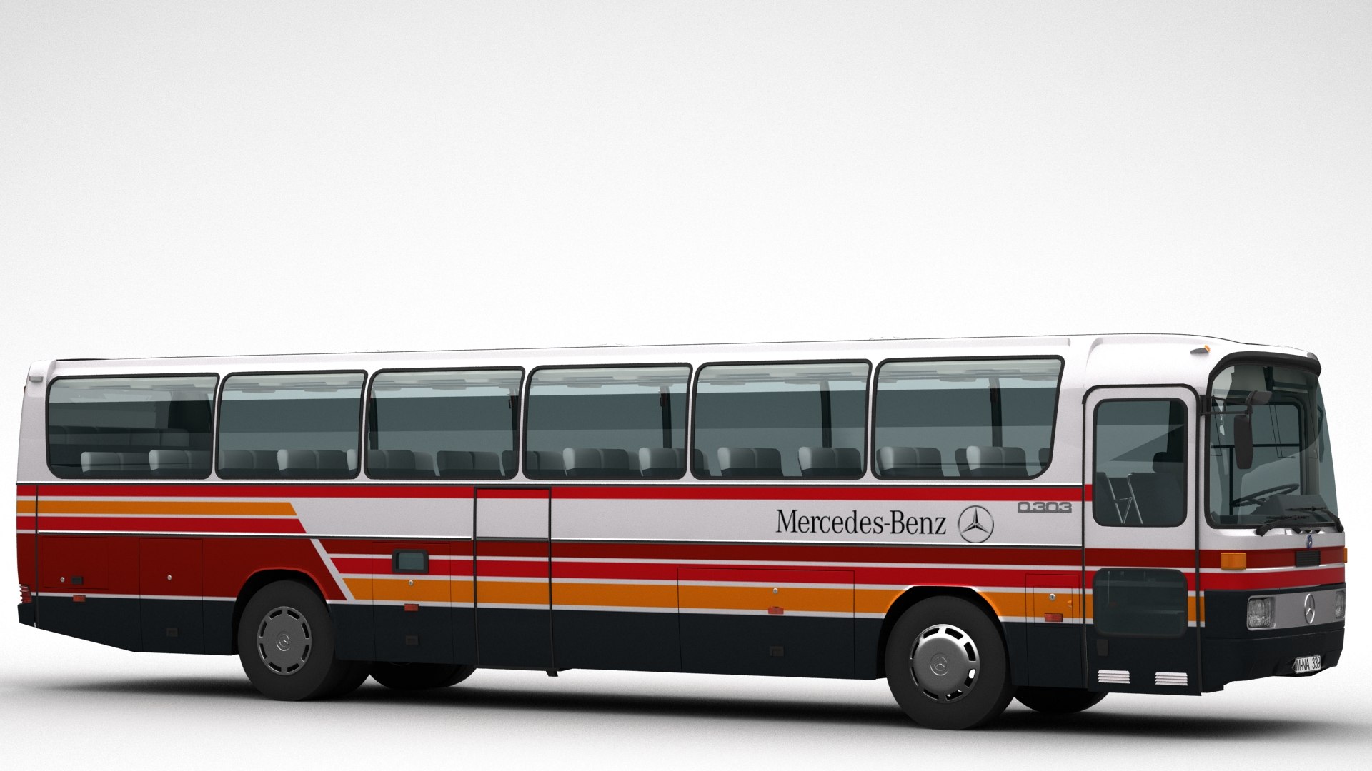 Mercedes Benz O 303 3D - TurboSquid 2010157