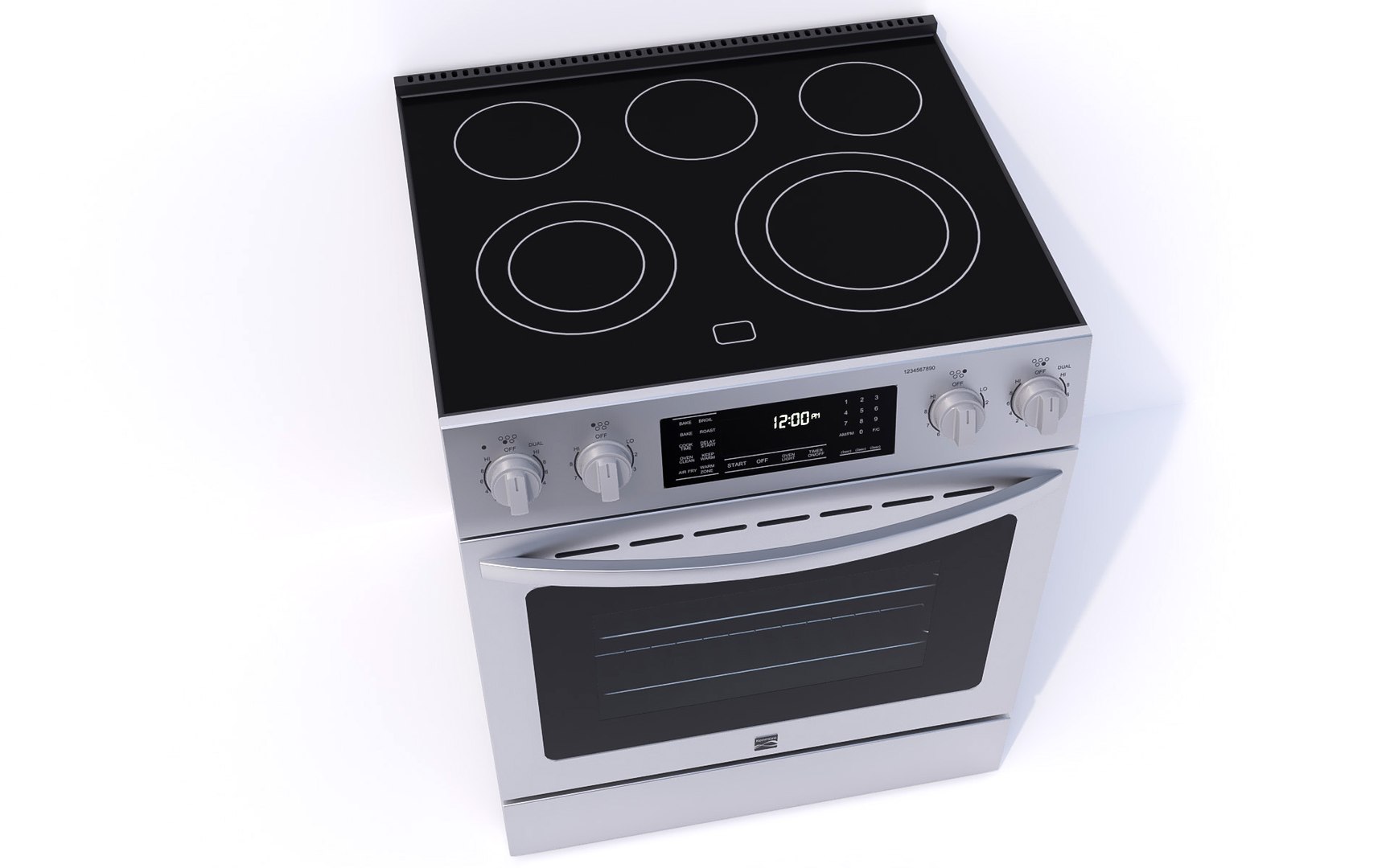 3D Kenmore Electric Range - TurboSquid 2325380