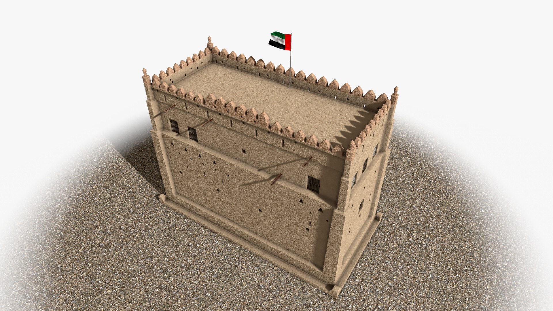 Murabba Fort Park 3D - TurboSquid 1742750