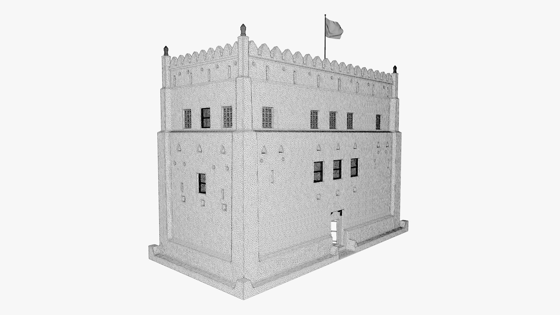 Murabba Fort Park 3D - TurboSquid 1742750