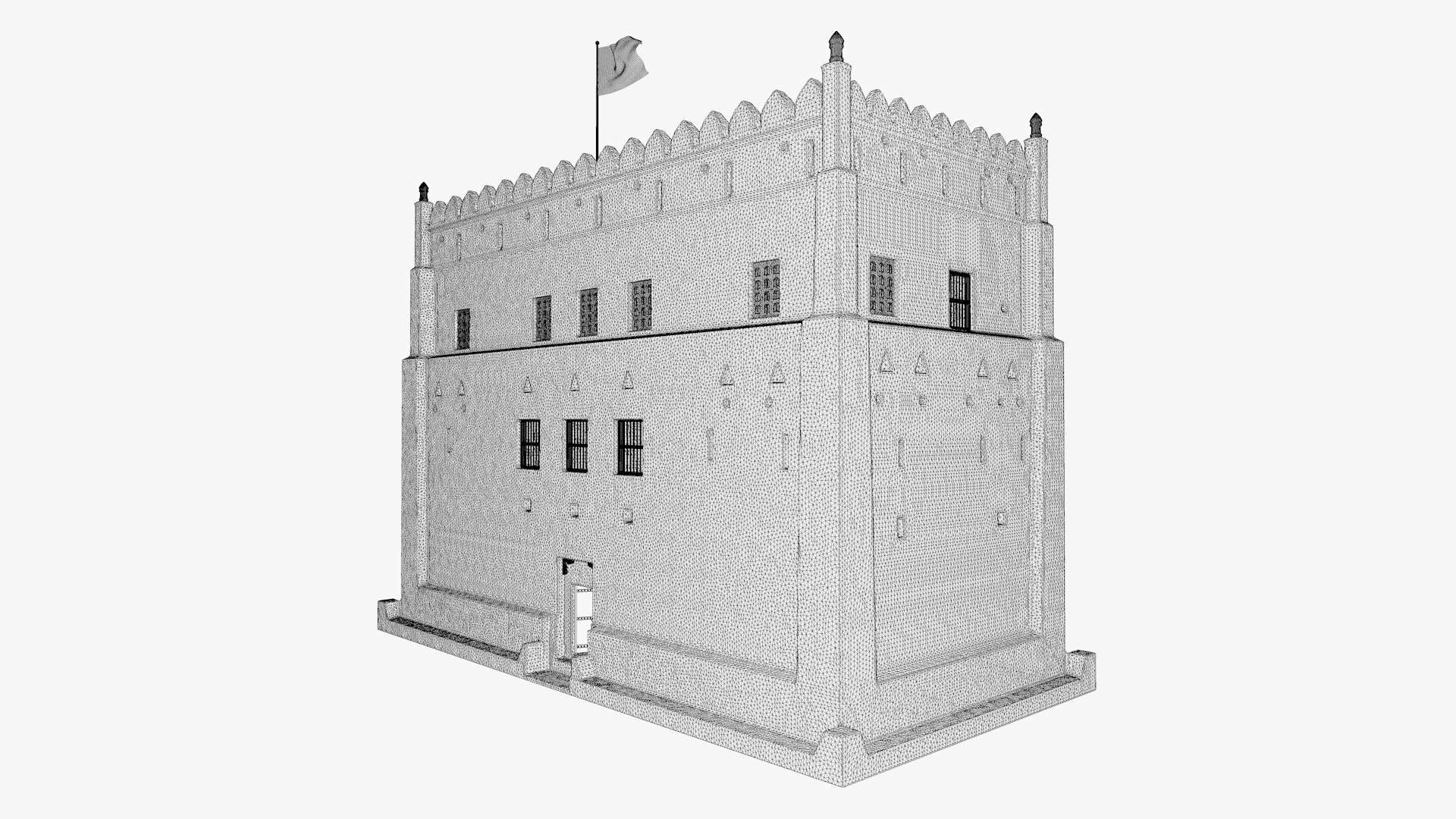 Murabba Fort Park 3D - TurboSquid 1742750