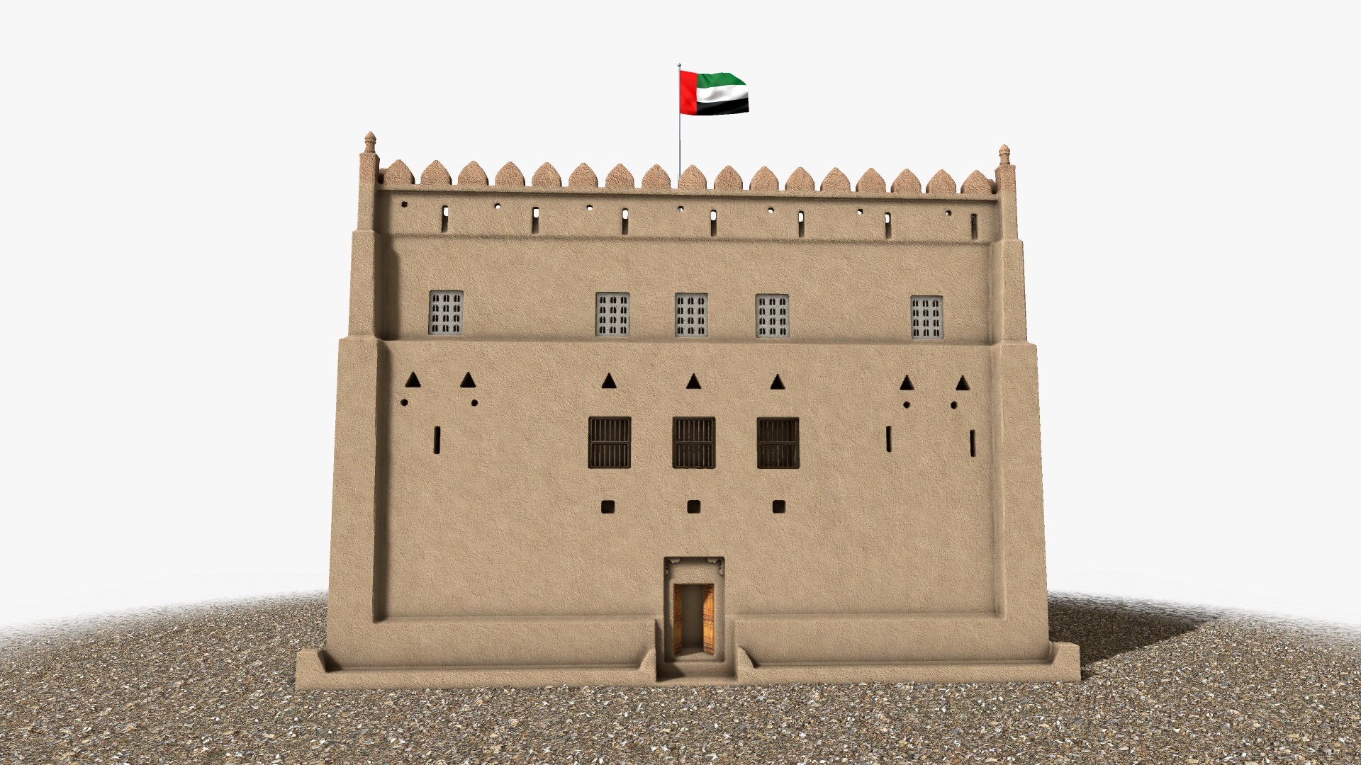 Murabba Fort Park 3D - TurboSquid 1742750