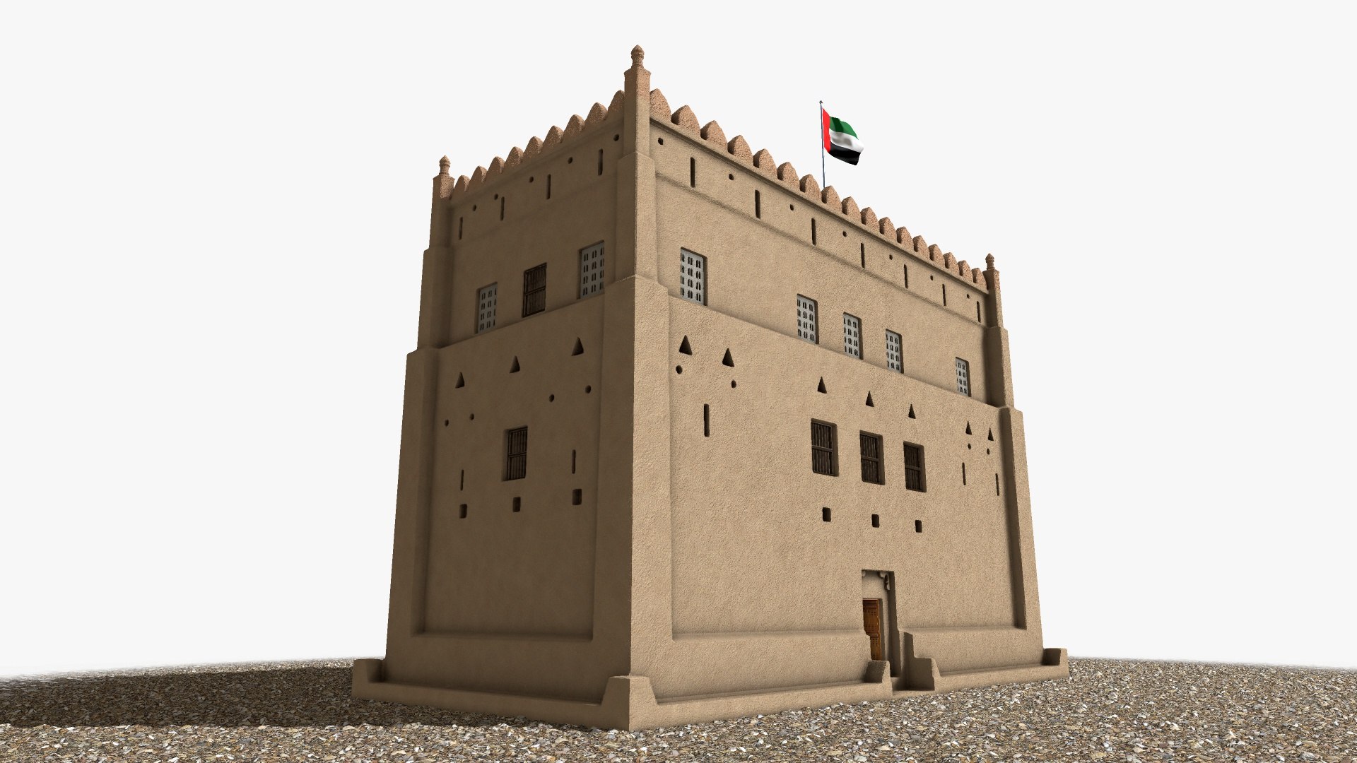 Murabba Fort Park 3D - TurboSquid 1742750
