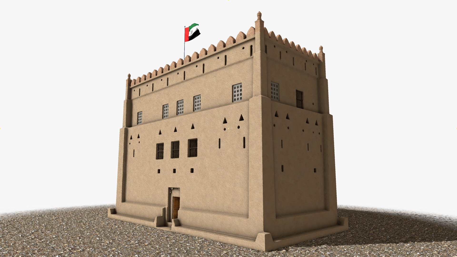 Murabba Fort Park 3D - TurboSquid 1742750