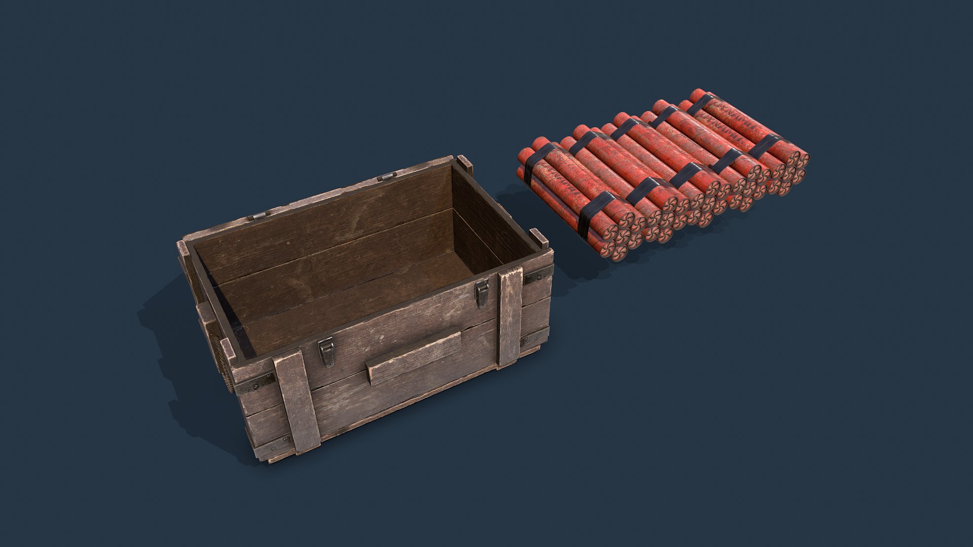 3D Dynamite Box Model - TurboSquid 2153753