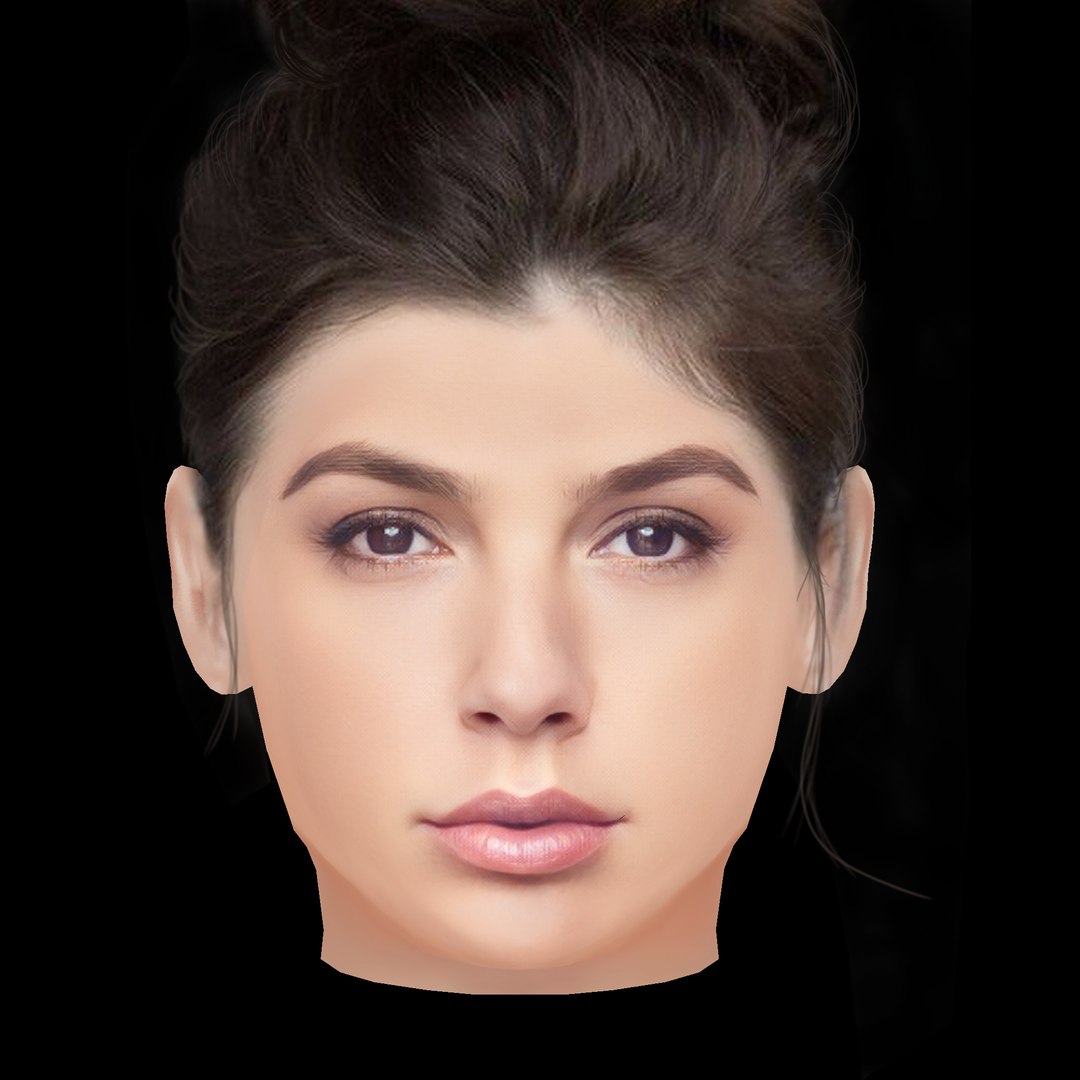 3D Gal Gadot Head - Low Poly Head For Game - No Hair - TurboSquid 2199548
