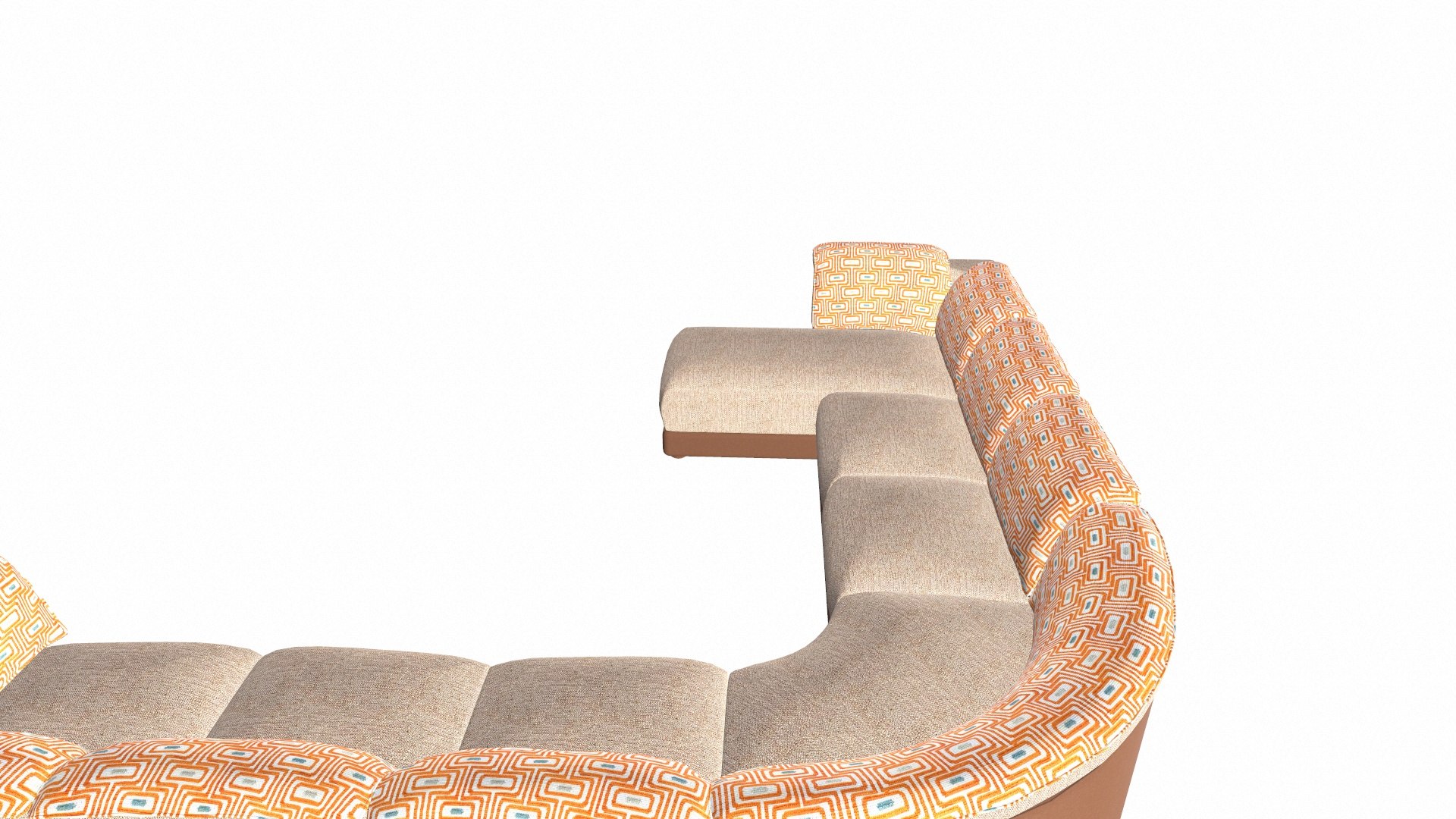 3D Two Plus Three Plus Corner Plus Lounge Model - TurboSquid 2337136