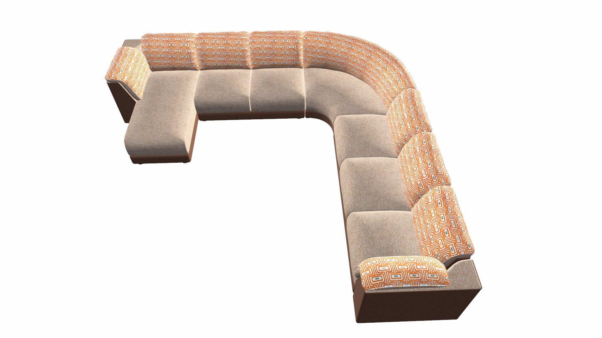 3D Two Plus Three Plus Corner Plus Lounge Model - TurboSquid 2337136