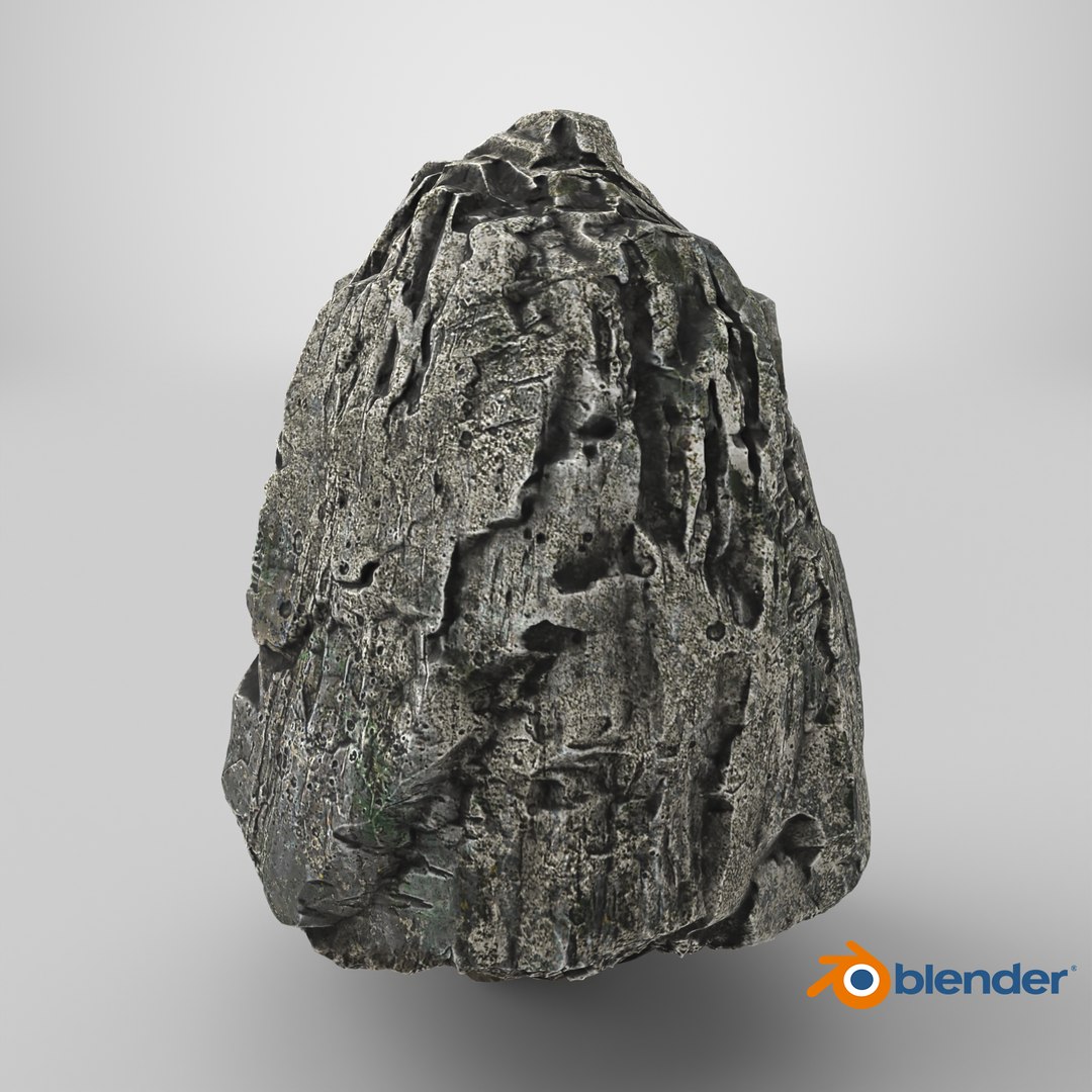 Granite Rock Island 01 Model - TurboSquid 2177458