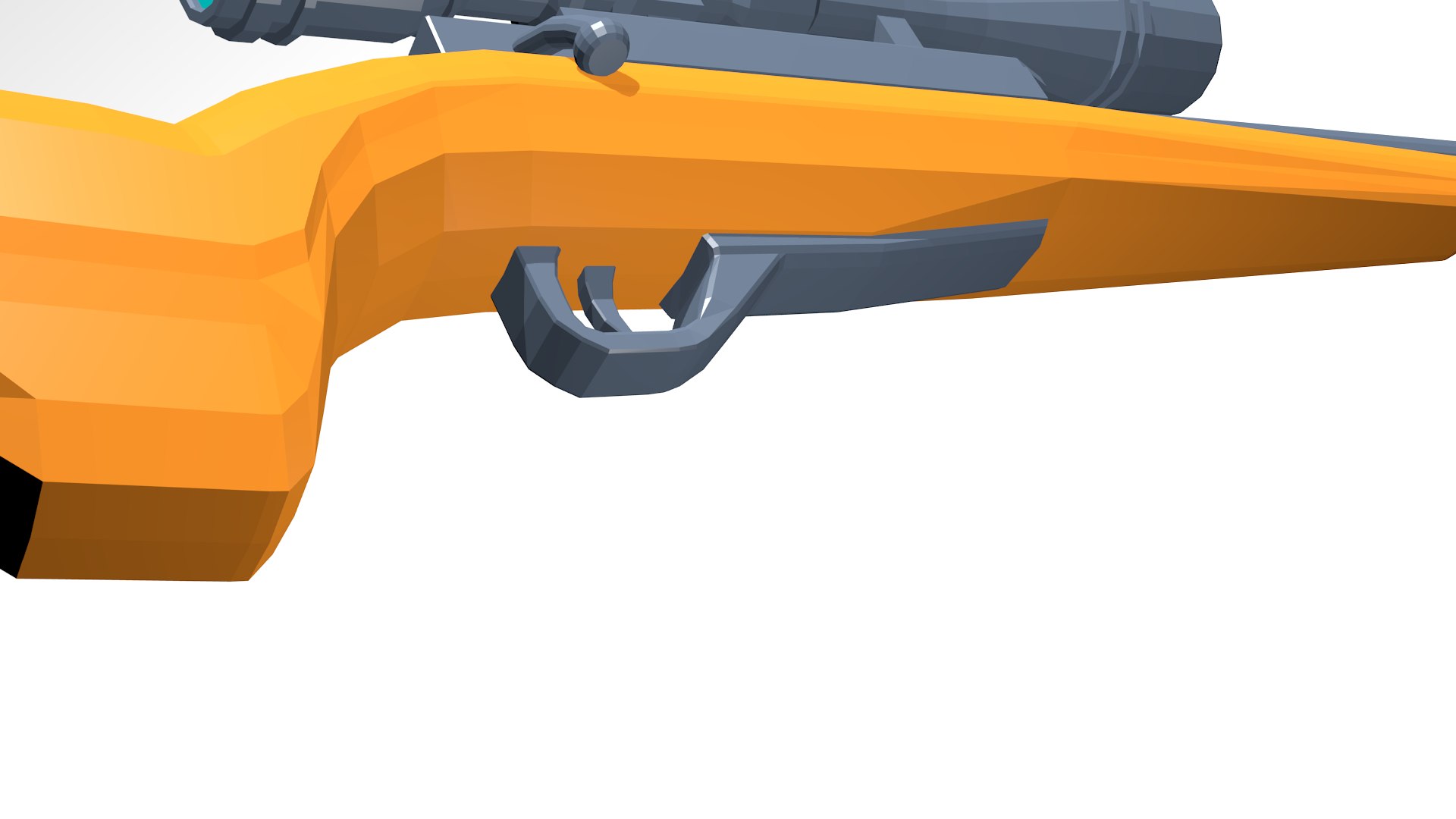 3D Low Poly Hunting Rifle Model - TurboSquid 1850116