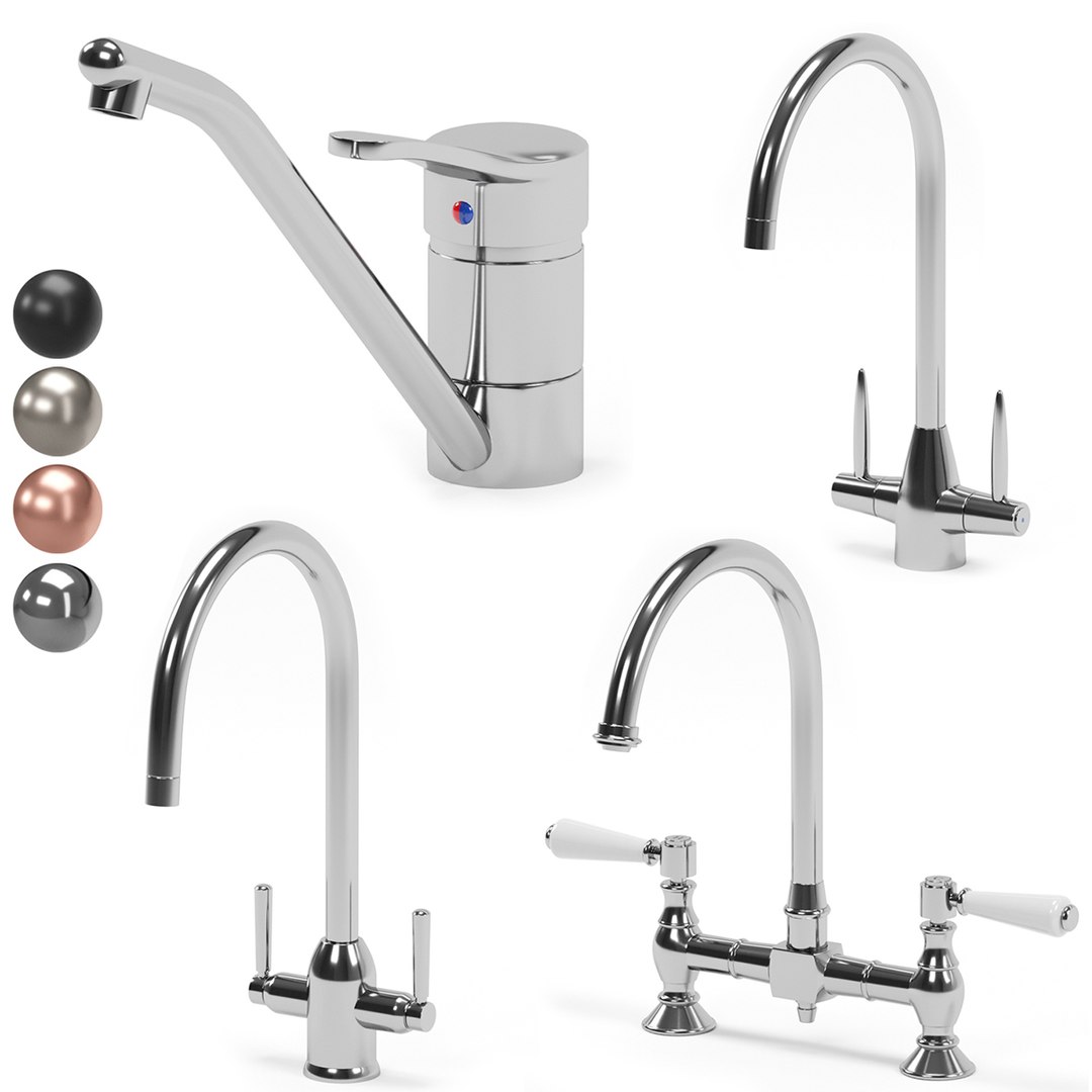 3D RANGEMASTER Kitchen Faucet Collection 02 - TurboSquid 2192176