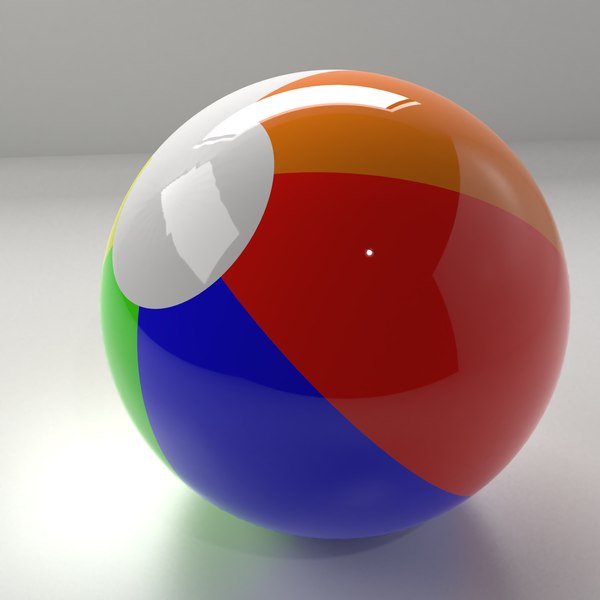 Beach ball 3D - TurboSquid 1642318