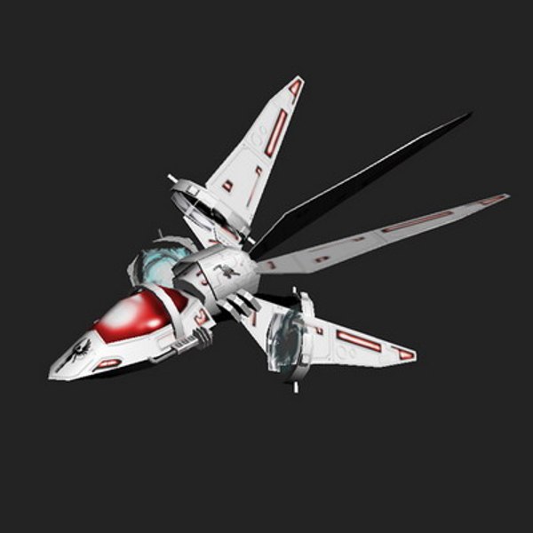 holy angels space interceptor 3d max