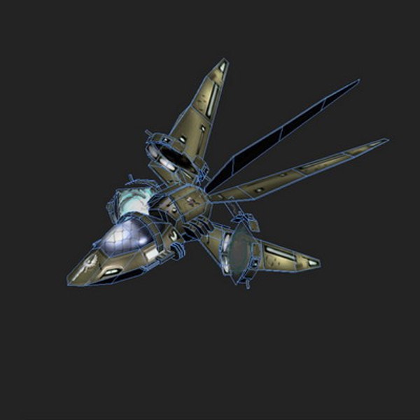 holy angels space interceptor 3d max