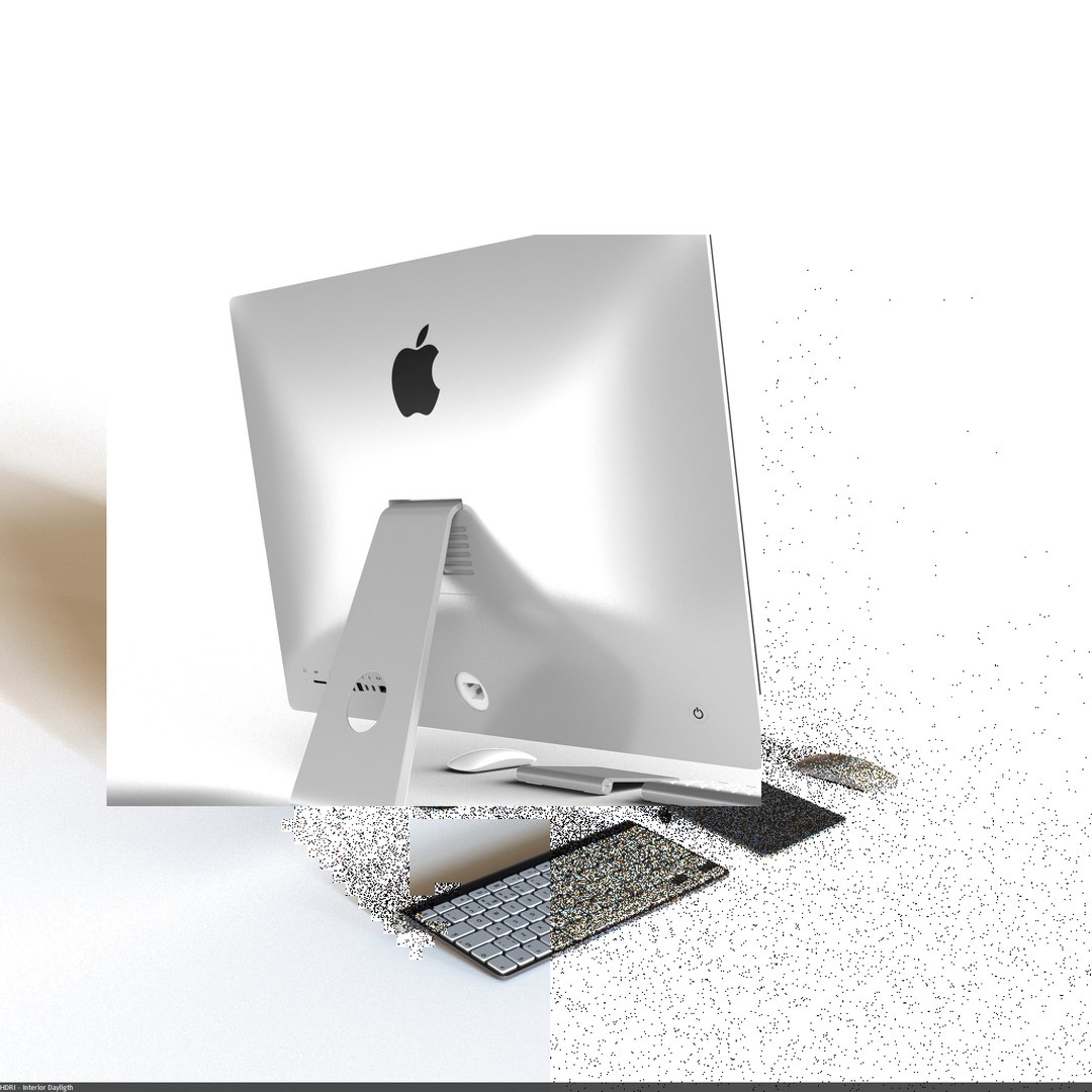 27 inch iMac with Mouse Keyboard and Trackpad 3D - TurboSquid 2164090