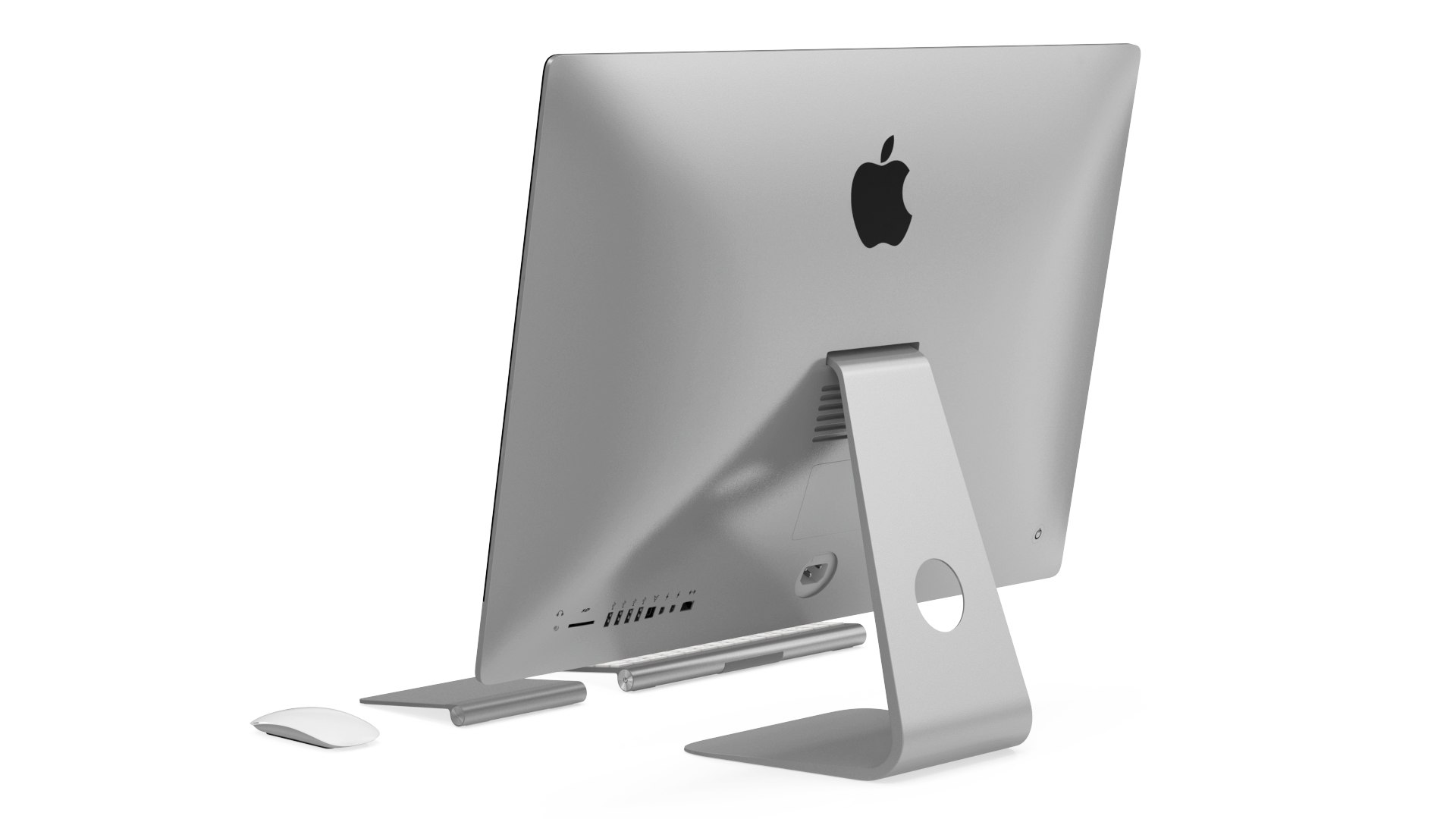 27 inch iMac with Mouse Keyboard and Trackpad 3D - TurboSquid 2164090