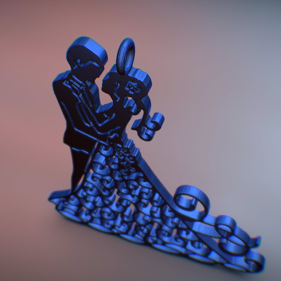 3D Unique Dancing Couple - TurboSquid 1485106