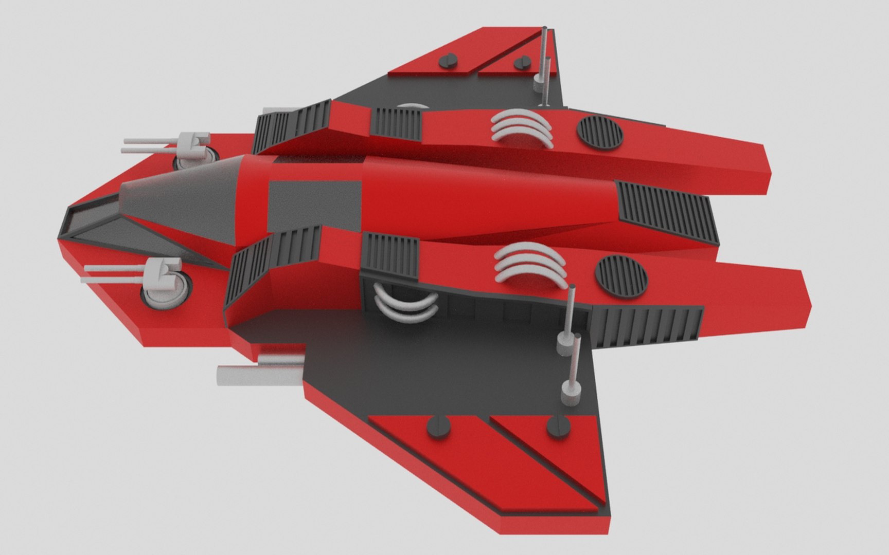 Jupiter - T Spaceship 3D Model - TurboSquid 1811796