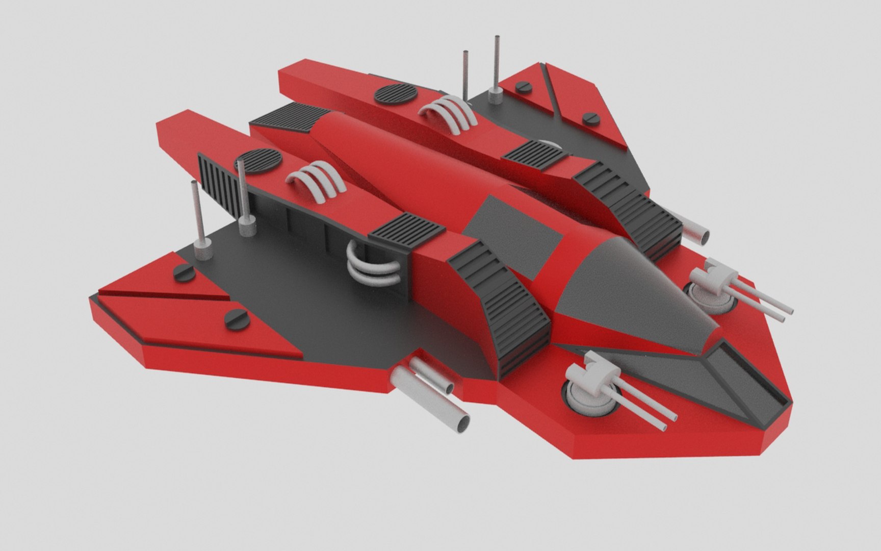 Jupiter - T Spaceship 3D Model - TurboSquid 1811796