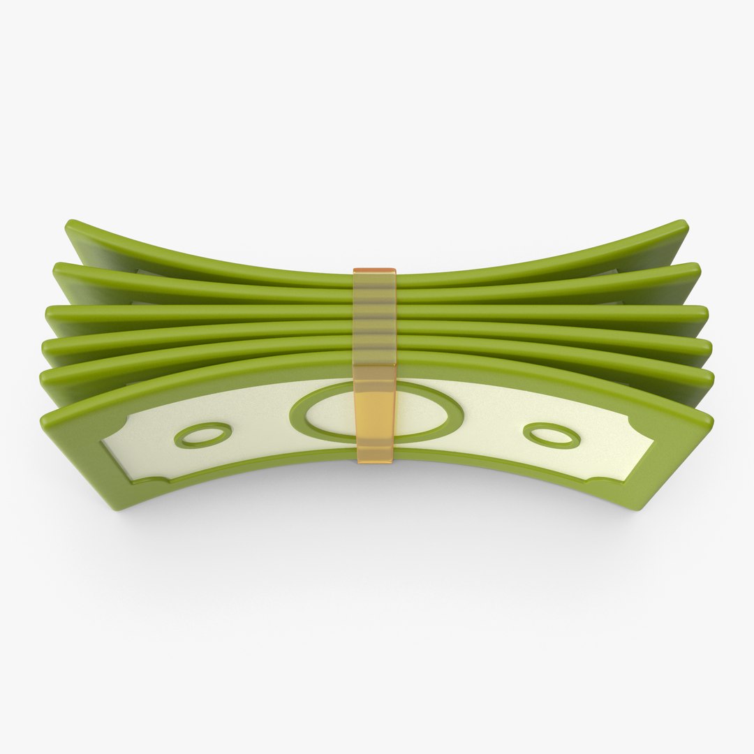 Cartoon Money 3D Model - TurboSquid 2325128