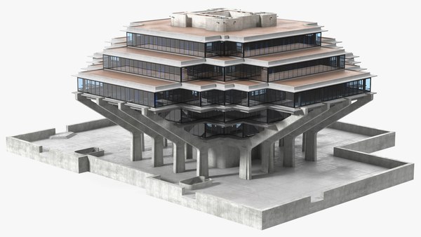 Geisel Library 3D - TurboSquid 1848571