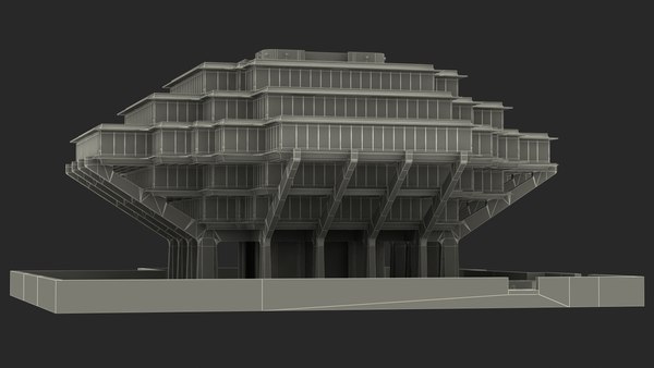 Geisel Library 3D - TurboSquid 1848571