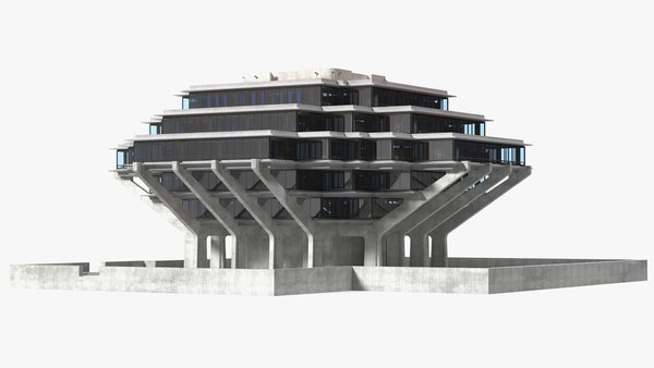 Geisel Library 3D - TurboSquid 1848571