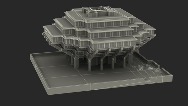 Geisel Library 3D - TurboSquid 1848571