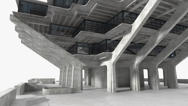 Geisel Library 3D - TurboSquid 1848571