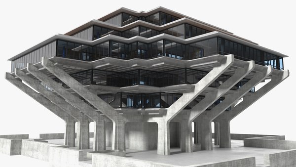 Geisel Library 3D - TurboSquid 1848571