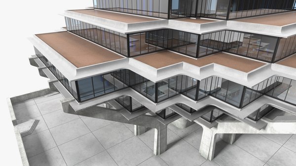 Geisel Library 3D - TurboSquid 1848571