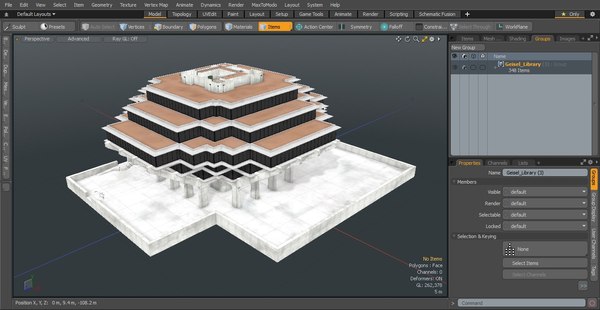 modelo 3d Biblioteca Geisel - TurboSquid 1848571
