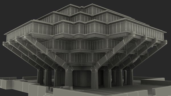 Geisel Library 3D - TurboSquid 1848571