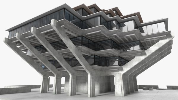 Geisel Library 3D - TurboSquid 1848571