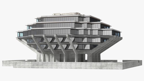 modelo 3d Biblioteca Geisel - TurboSquid 1848571