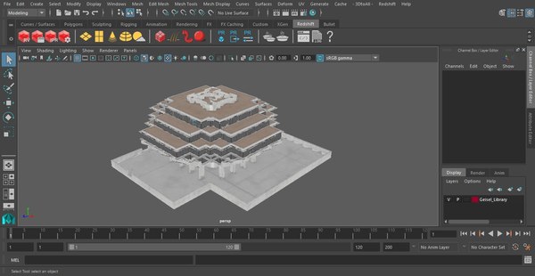 modelo 3d Biblioteca Geisel - TurboSquid 1848571