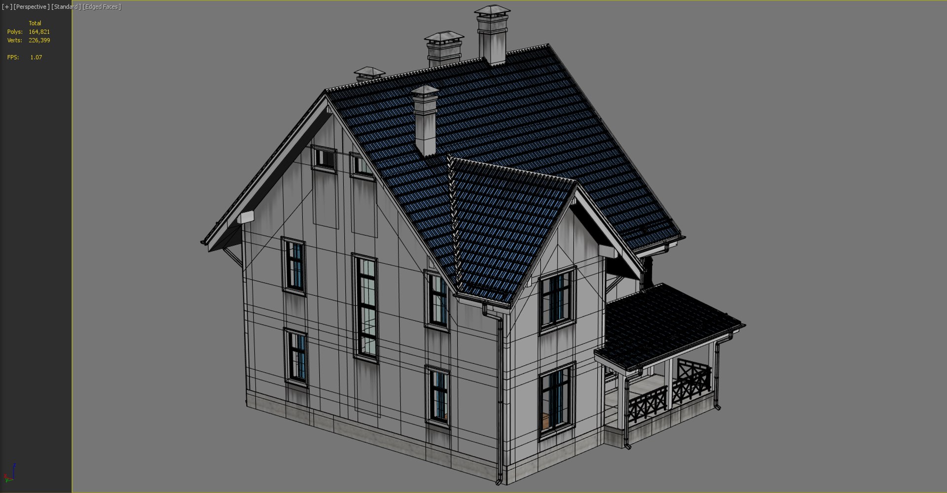 3D House 55 vray corona - TurboSquid 2034682